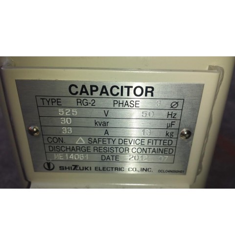 Shizuki capacitor Bank